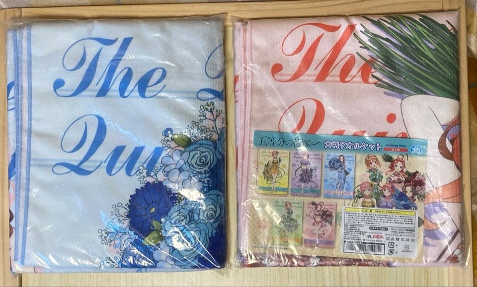 Quintessential Quintuplets Summer Towel Blanket Set 2pcs Miku Yotsuba ...