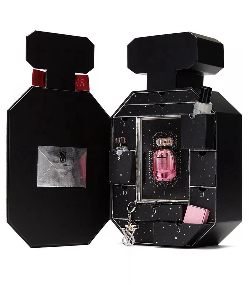 VICTORIA'S SECRET 12 DAYS OF BOMBSHELL BEAUTY ADVENT CALENDAR 2024 GIFT ...