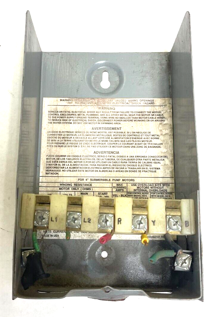 Franklin+Electric+2801044915+0.5+HP+Control+Box+-+Gray for sale online ...