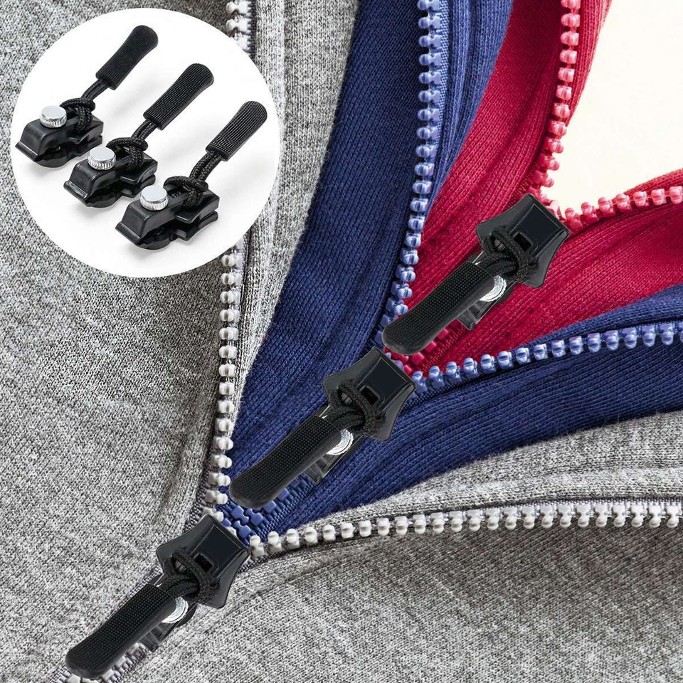 10-20pcs Fix Zipper Zip Slider Repair Instant Kit Removable Rescue ...