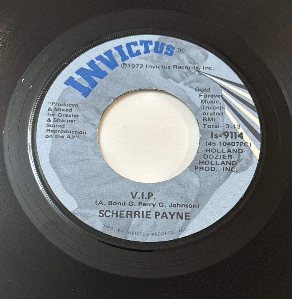 Scherrie Payne - V.I.P. 7” Soul Funk Vinyl Record US Import EX | eBay UK
