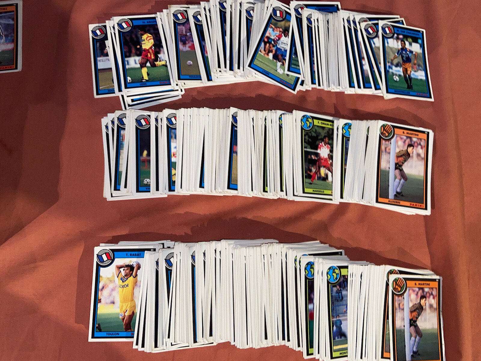 IMAGE CARTE PANINI OFFICIAL FOOTBALL CARDS 93 FOOT 1993 JOUEUR 1 CHOIX ...