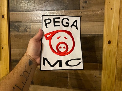 Pega MC Pig Patch Large Giant Huge Jacket Coat Blanket White Black Red ...