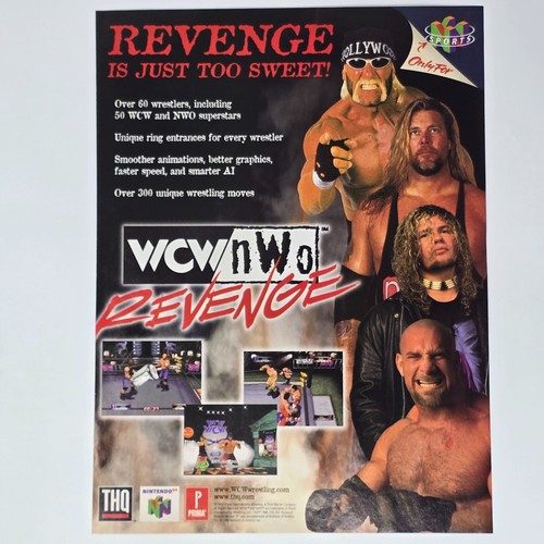 WCW NWO Revenge Nintendo 64 N64 Too Sweet Print Ad/Poster Promo Art | eBay