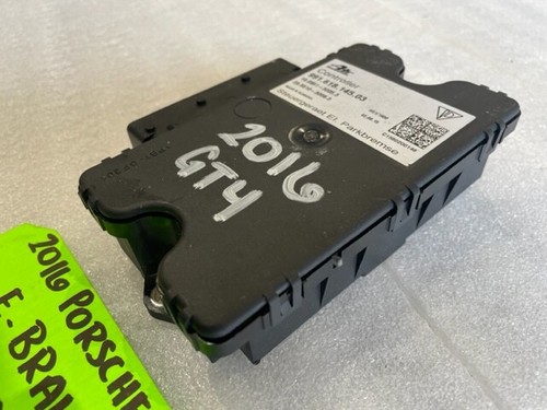 16 PORSCHE CAYMAN GT4 718 981 EMERGENCY BRAKE CONTROL MODULE ...