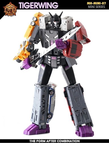 IN STOCK New MHZ Toys MH-MINI07 Menasor Tigerwing 5 Sets transformable ...