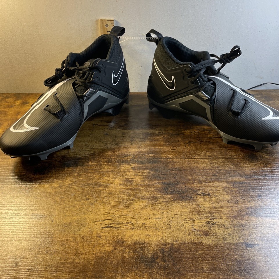 Nike Alpha Menace Pro 3 Mid Football Cleats Men's Black Size 10.5 ...