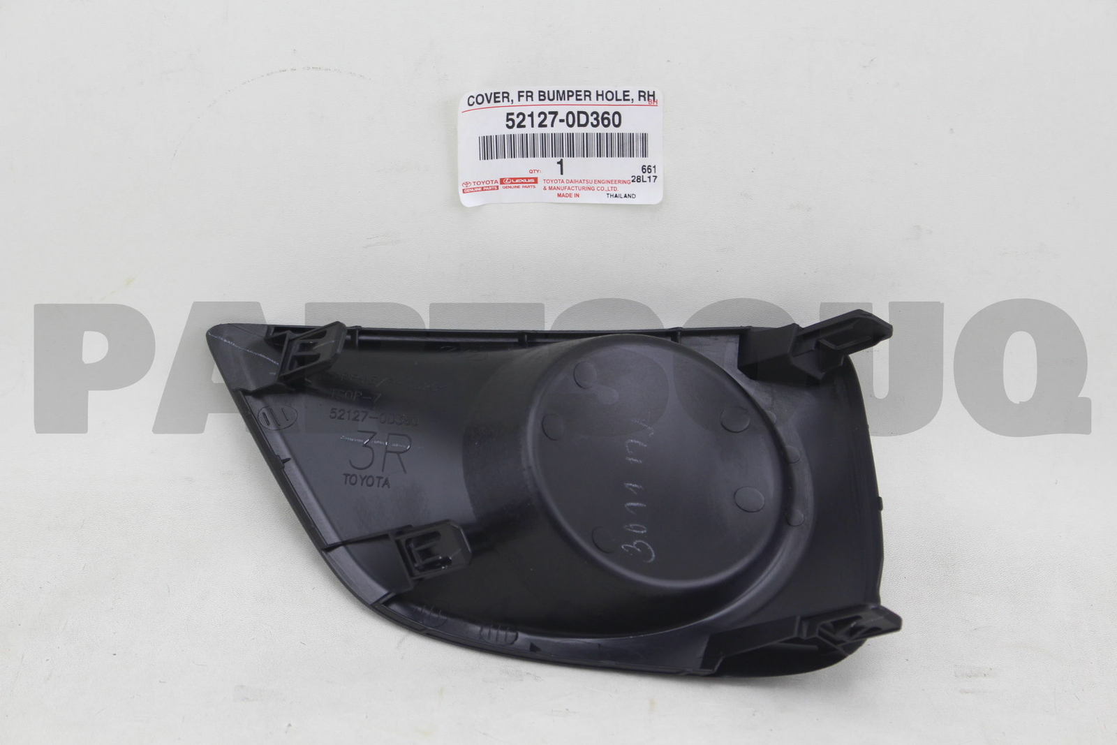 521270D360 Genuine Toyota COVER, FRONT BUMPER HOLE, RH 52127-0D360 | eBay
