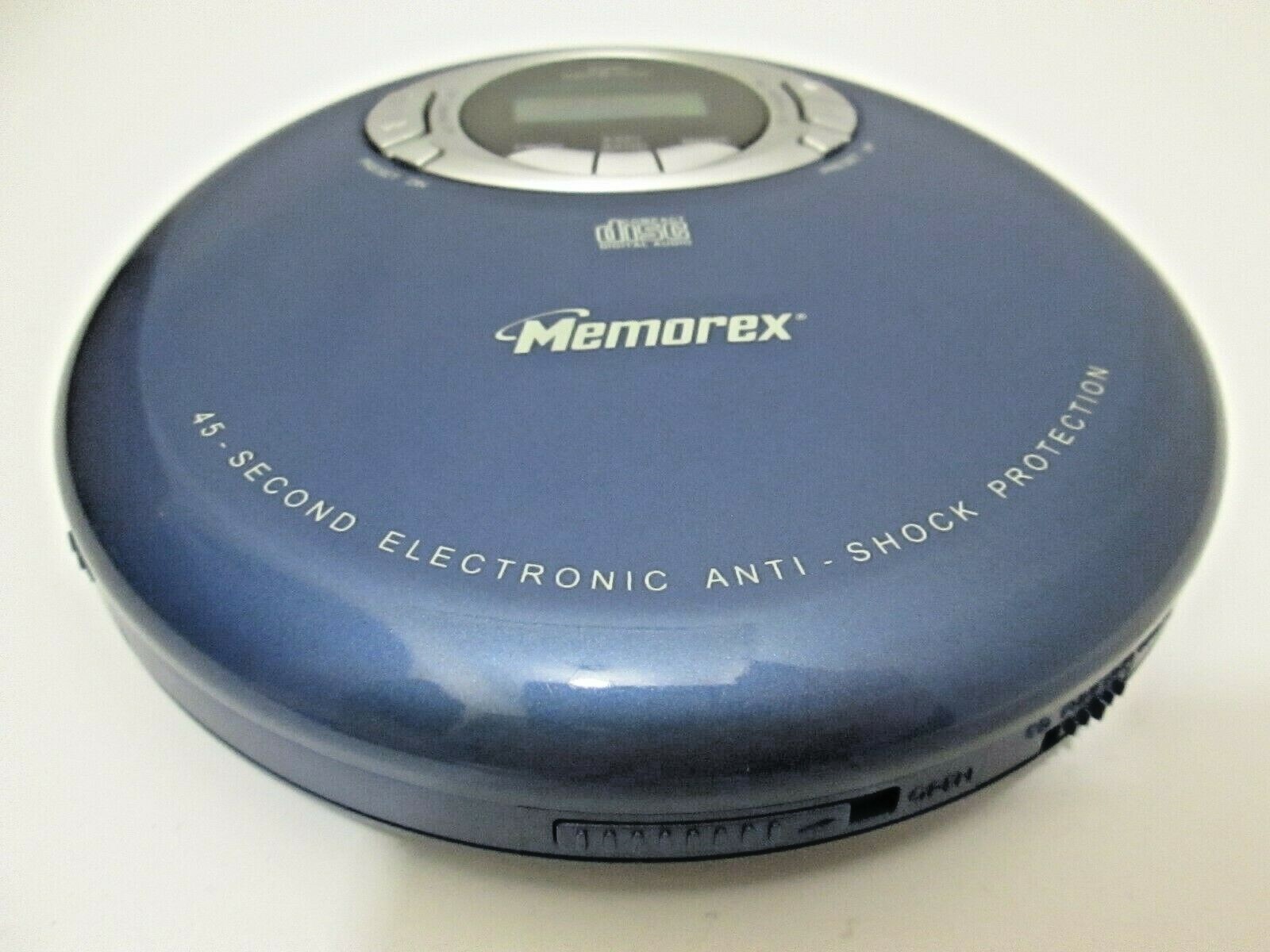 MEMOREX PORTABLE PERSONAL CD PLAYER DISCMAN W/45 SECOND SKIP PROTECTION ...