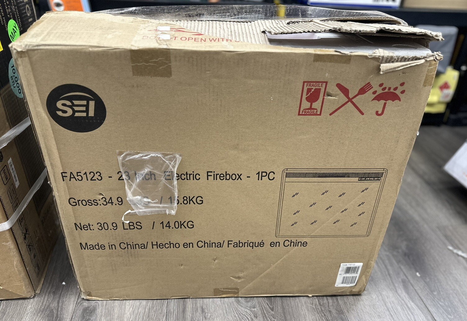 Southern Enterprises FA512300TX 23" Electric Firebox for sale online | eBay