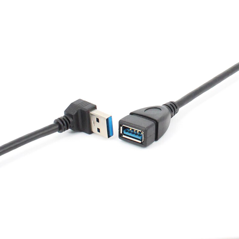 USB 3.0 Extension Cable Up Down Left Right Angle 90 Degree Male To ...