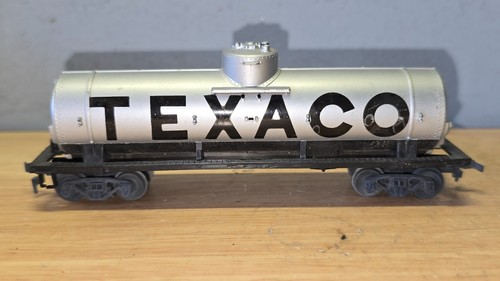 Tyco HO Scale Texaco Silver Train Tank Car 5.5” Made in Hong Kong 1970s ...