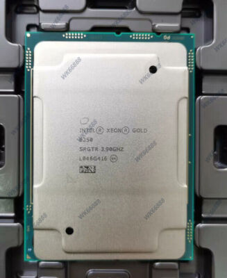 Intel Xeon Gold 6250 SRGTR 8-core 16-thread 3.9 GLGA 3647 server CPU ...