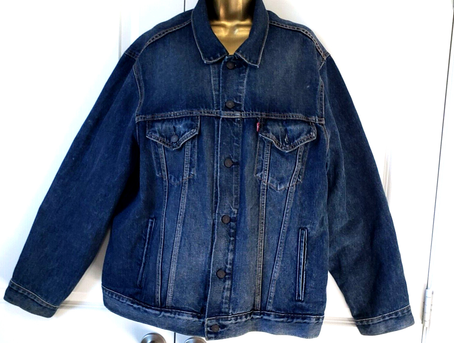 Levi's Premium Denim Trucker Jacket Men's Size XL - Gem
