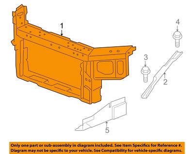 GM OEM 06-11 Impala Radiator Support Radiator Support-Radiator Support ...