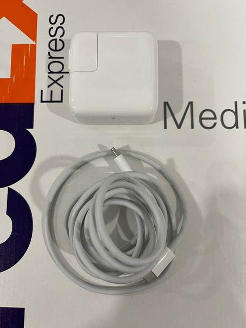 Genuine Apple 30w Usb-c Power Adapter A2164 and Cable for sale online ...