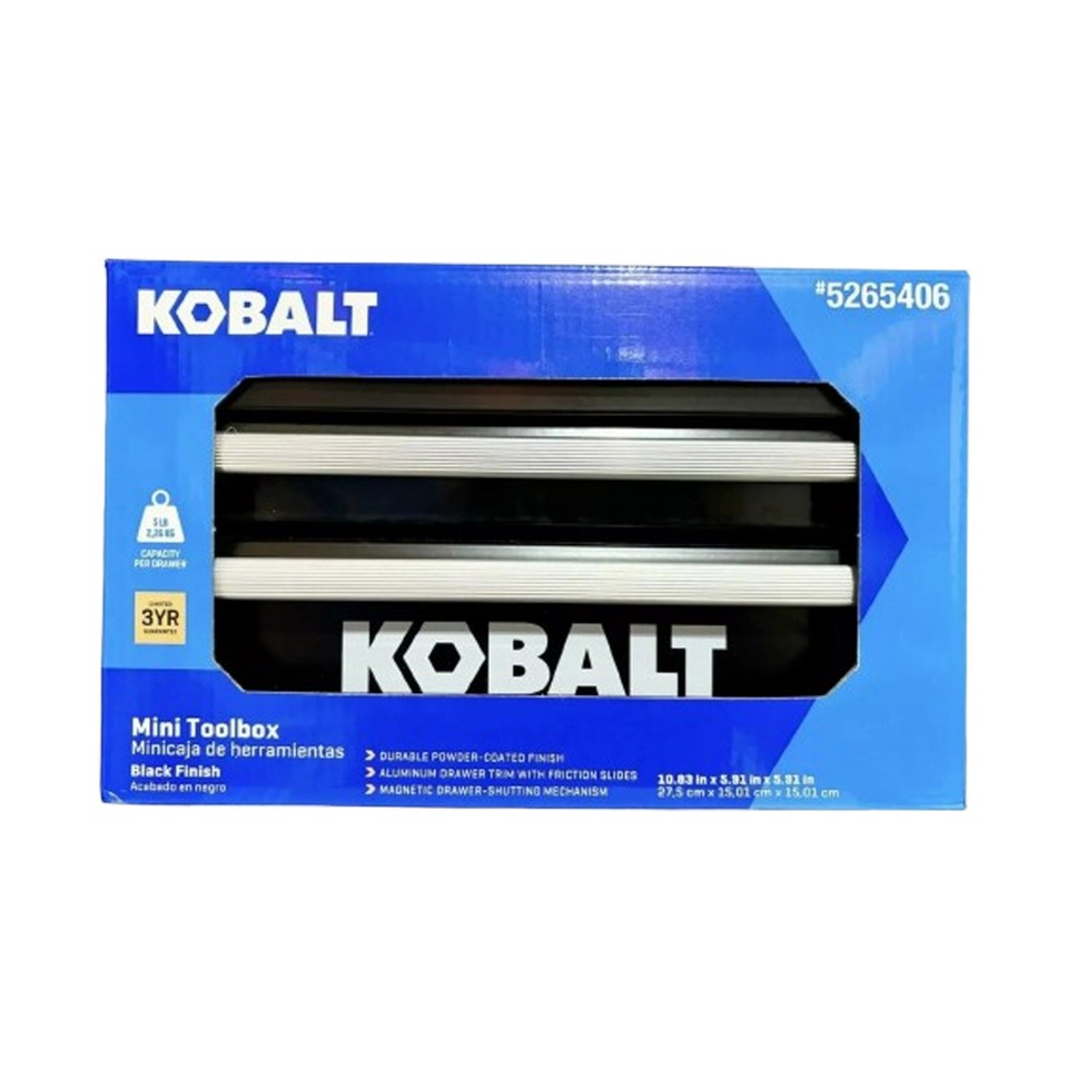 Kobalt Mini 2 Drawer Top or 3 Drawer Steel Bottom Base Tool Box Green ...