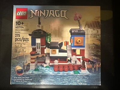 Lego 40704 Micro Ninjago City Docks Factory Sealed Ships 1/4 collection ...