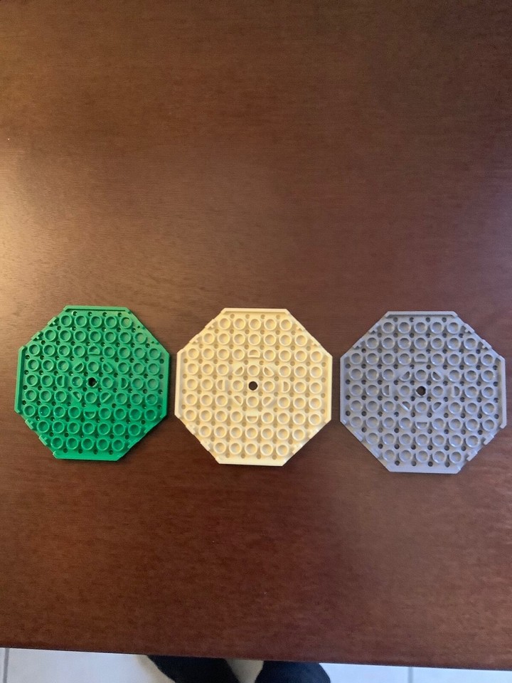 LEGO Pieces - 3 Count Octagonal Building Plate | eBay