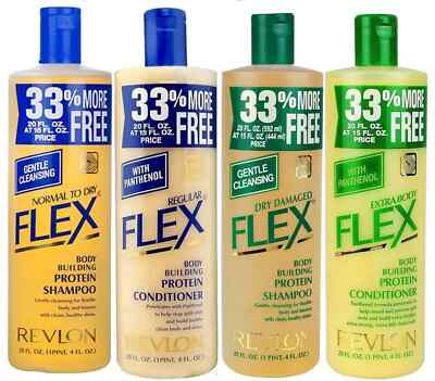 Revlon Flex Shampoo or Conditioner with Panthenol 592ml(pack of 4) | eBay