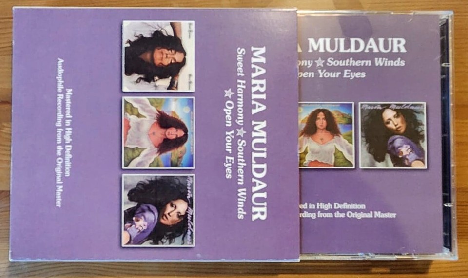 Maria Muldaur 2 CD Sweet Harmony Southern Winds Open Your Eyes Slipcase ...