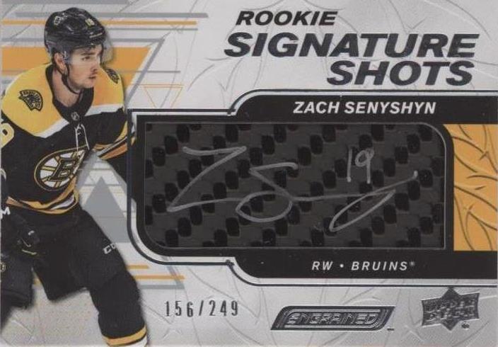 2019-20 Upper Deck Engrained - Rookie Signature Shots Zach Senyshyn # ...