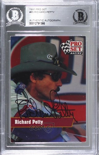 BAS 1991 Pro Set Richard Petty #65 Authentic Auto HOF | eBay