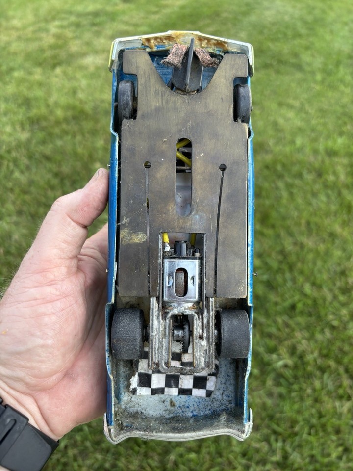 Vintage **CUSTOM BUILT**, Nascar 1958 Chrysler 300, 1/24 Scale Slot Car ...