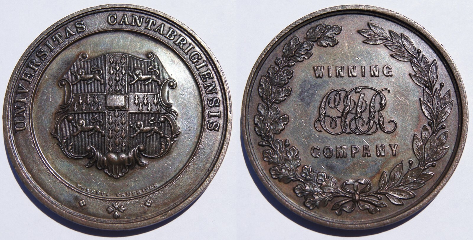 1896 Great Britain Cambridge University Volunteer Rifle Corps Medal | eBay