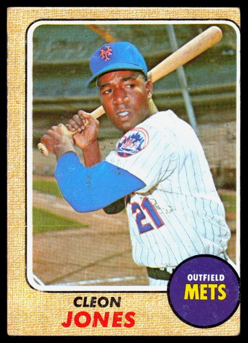 Cleon Jones 1968 Topps #254 This Card may have Creasing | eBay