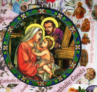 Holy Family - Static Cling Reusable Vinyl Window Decal | eBay