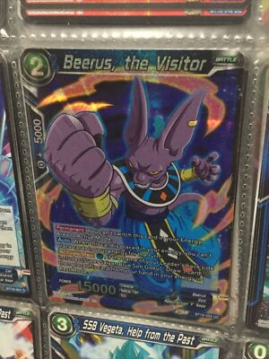 Dragon Ball Super Beerus, the Visitor BT18-052 UC Foil | eBay