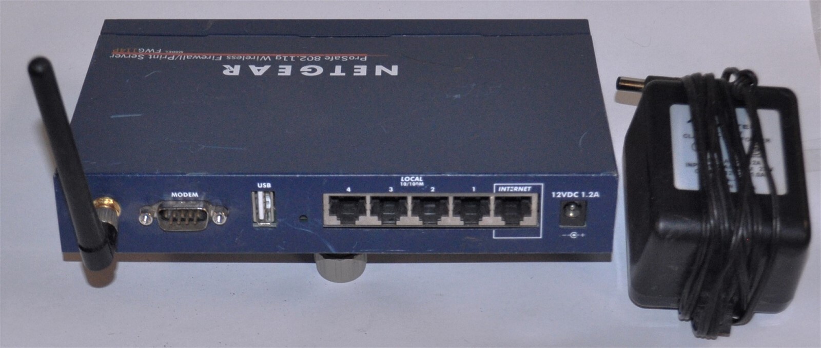 NETGEAR ProSafe WIRELESS FIREWALL/PRINT SERVER FWG 114P SCHOOL SURPLUS ...