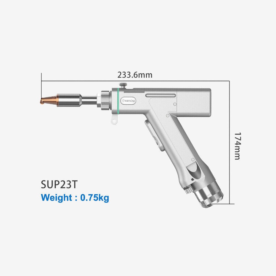 SUP23T Handheld Laser Welding Gun For 1000W-3000W Fiber Laser Welding ...