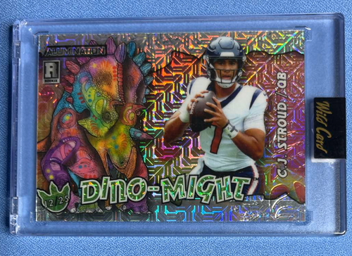2023 Wild Card Allumination CJ Stroud Dino-Might Triceratops RC #AD-CS2 ...