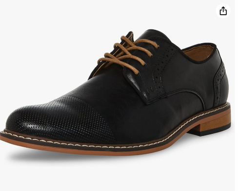 MADDEN Men M-ALK Oxford Dress Shoes Size 10 Black Lace Up Orthite ...
