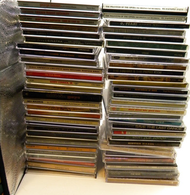 Assorted CDs Music Lot of 55 Different Types of Artists ALL GOOD-MINT ...