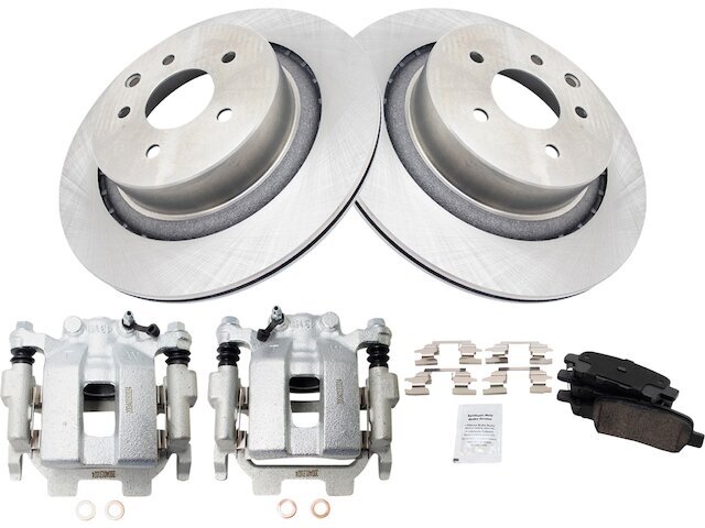 Rear Brake Pad Rotor and Caliper Set fits Infiniti G37 2011-2013 Coupe ...