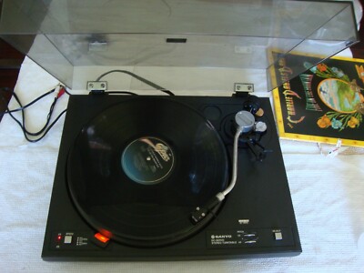 SANYO TP-728 TURNTABLE SEMI AUTO VINTAGE BELT DRIVE Perfect Working ...