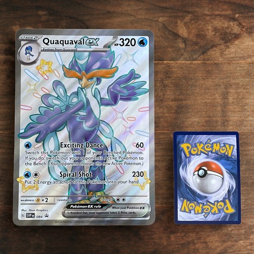 Quaquaval ex SVP 084 Jumbo Oversized Promo NM Pokemon Scarlet & Violet ...