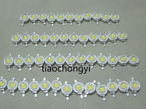 1W 3W High Power cool White/Warm White LED Beads Lamp diodes 10 50 ...