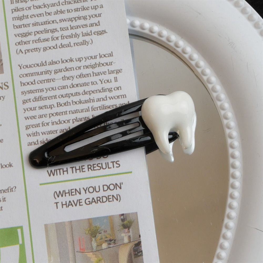 Mori Girl Mini Tooth Hairpins Sweet BB Clips Bangs Hairclip For Women ...