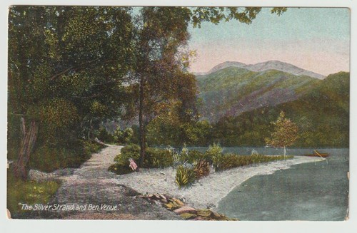 Unused Postcard The Silver Strand and Ben Venue Scotland England | eBay