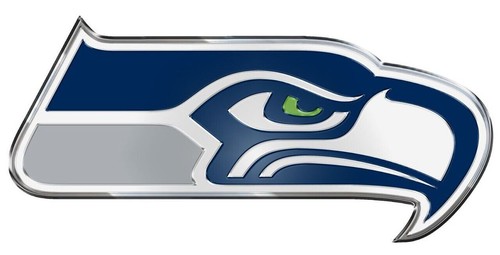 3D NFL Seattle Seahawks Team ProMark Color Emblem Sticker Decal ...