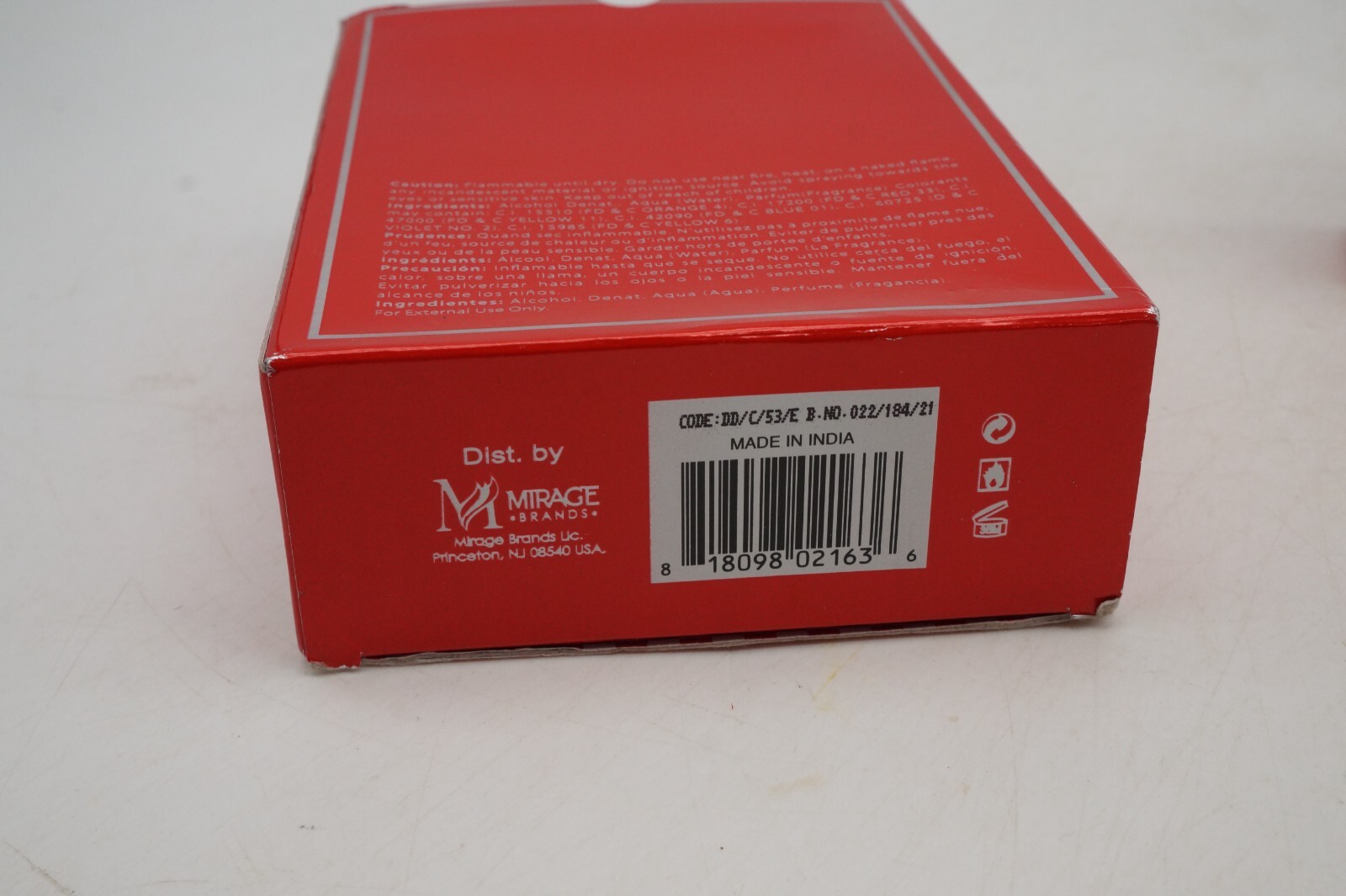 Racing Club Red Cologne Spray 3.4 FL Oz EDT for Men by Mirage ...