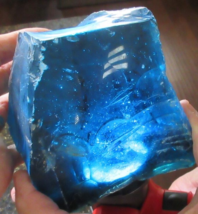 Glass Slag Rock Landscaping Ocean Blue 2.8 lbs | eBay