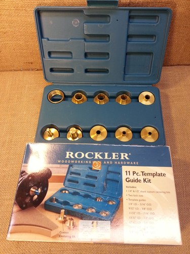 Rockler 11 pc Template Guide Kit Set #1 | eBay