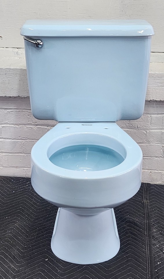 American Standard blue toilet Vintage Bathroom | eBay