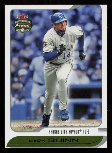 2002 Fleer Focus Jersey Edition Mark Quinn #87 Kansas City Royals Baseball Card | eBay