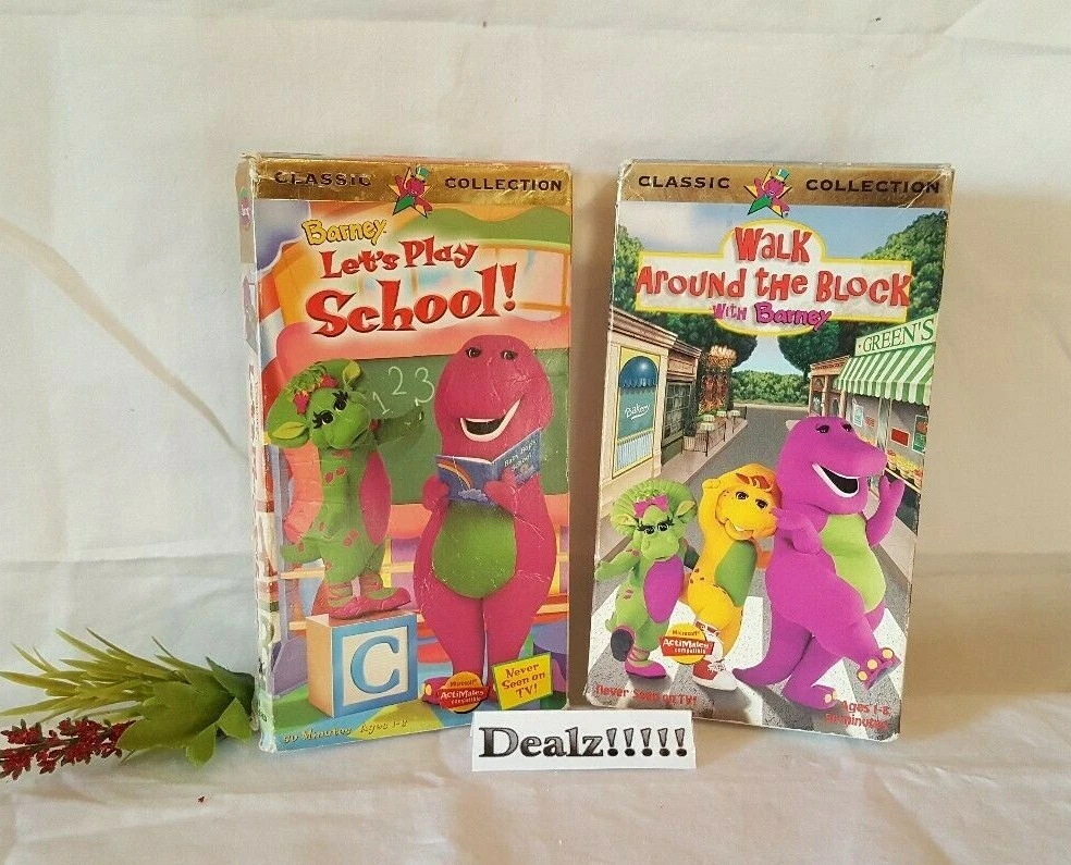 Walk Around The Block With Barney Vhs
